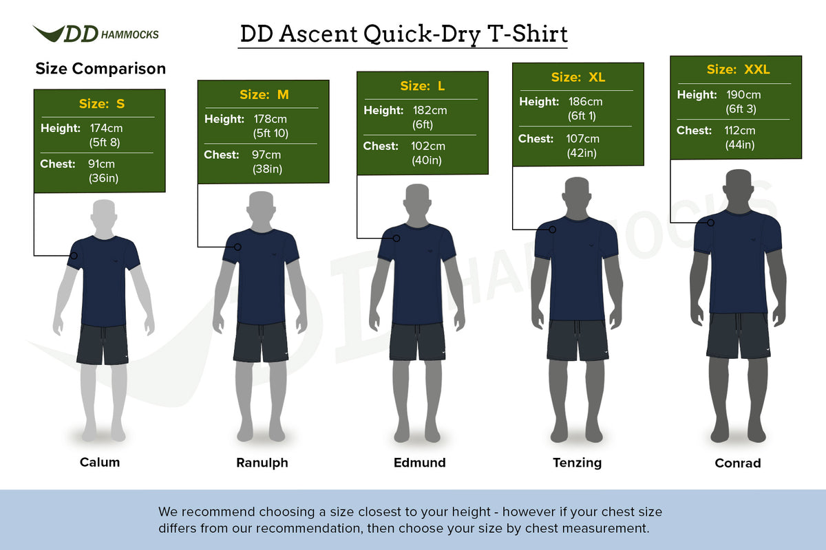 DD Ascent Quick-Dry T-Shirt – DD Hammocks