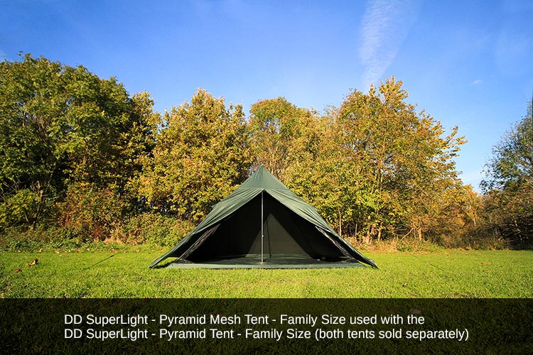 DD SuperLight - Pyramid Mesh Tent - Family Size – DD Hammocks